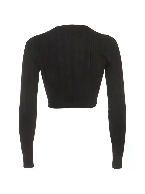 Gucci Rib-knit Cropped Cardigan