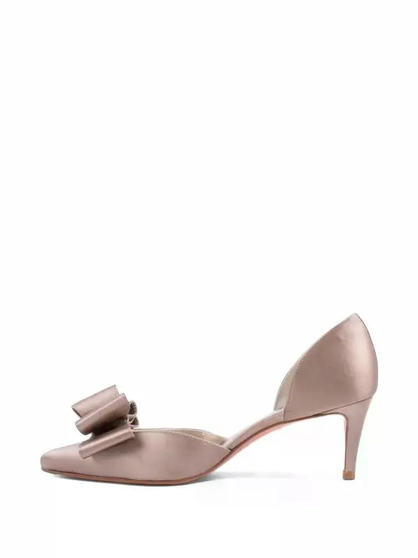 STUART WEITZMAN Bow-detail Pointed-toe Pumps