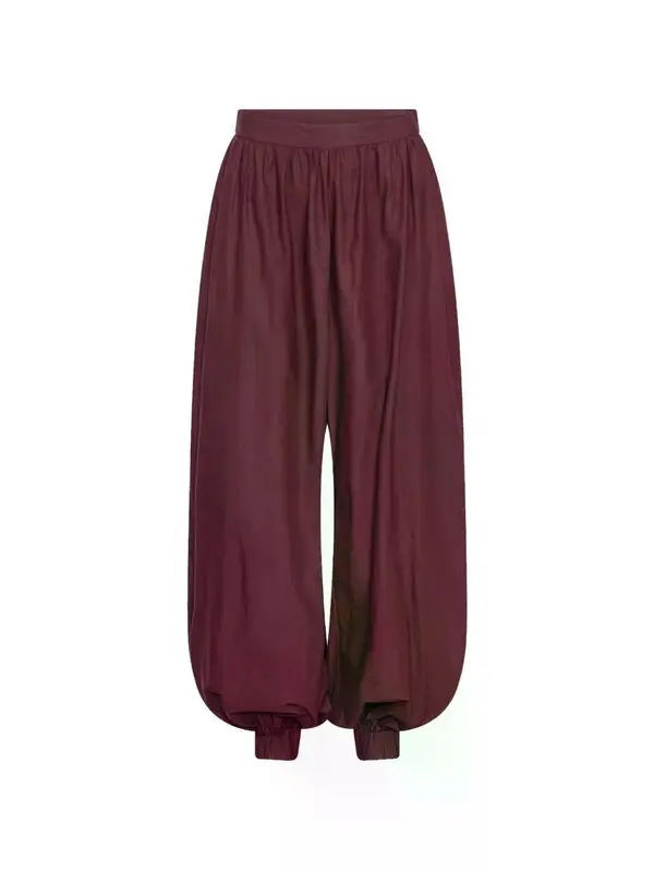 ROTATE BY BIRGER CHRISTENSEN Elasticated-cuff Trousers - Red