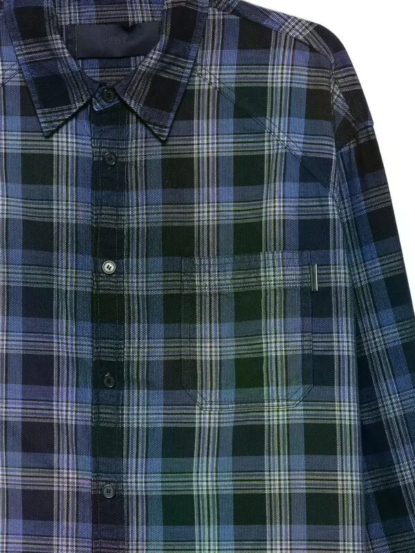 JUUN.J Check-pattern Button-down Shirt