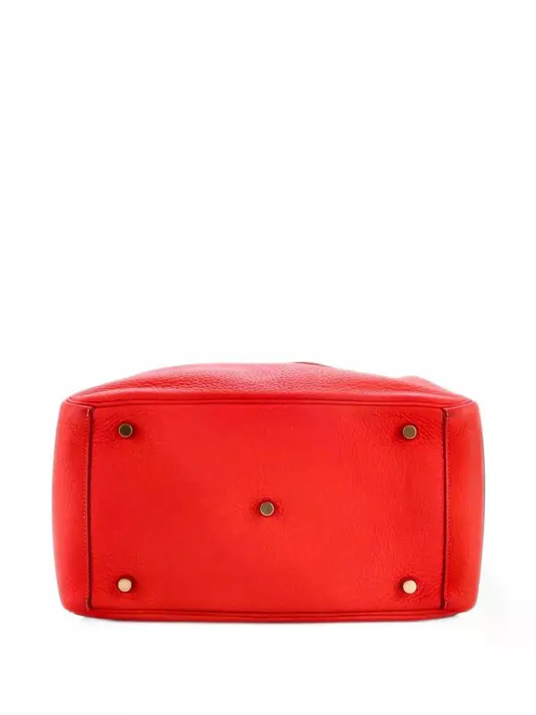 Hermès Lindy Bag Clemence 30 Shoulder Bag - Red