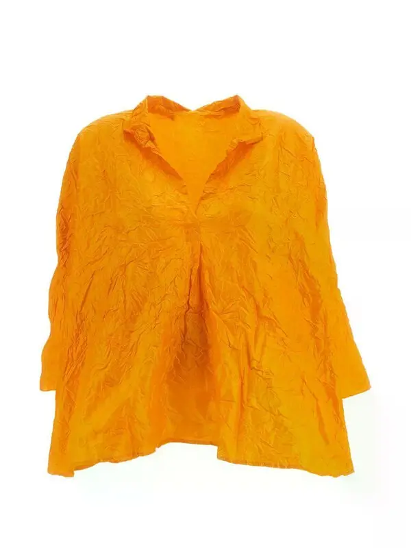 DANIELA GREGIS Crinkled Silk Shirt