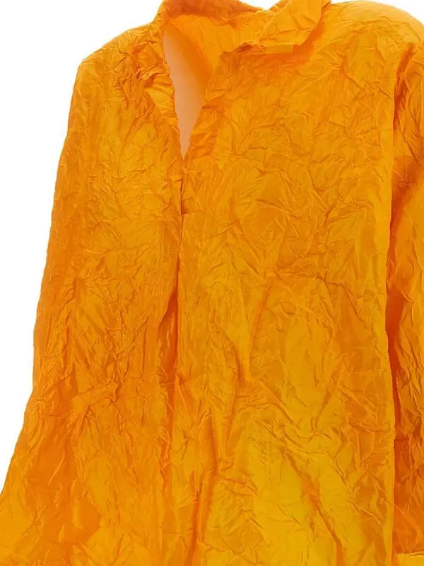 DANIELA GREGIS Crinkled Silk Shirt