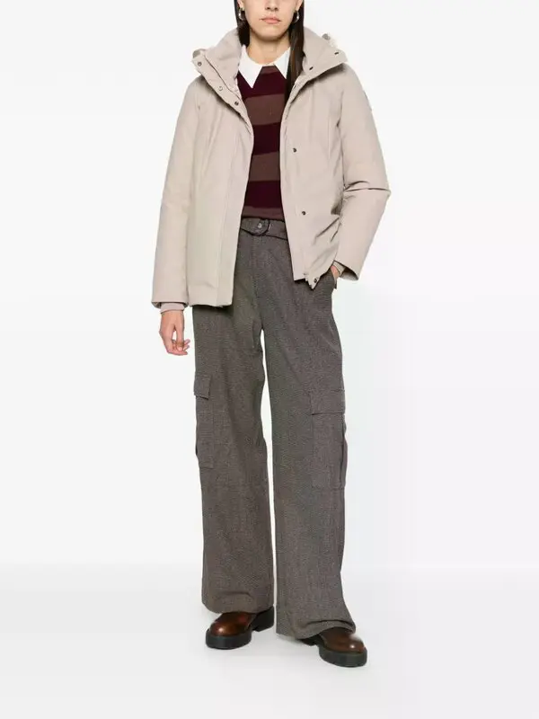 BOMBOOGIE Hooded Quilted Jacket