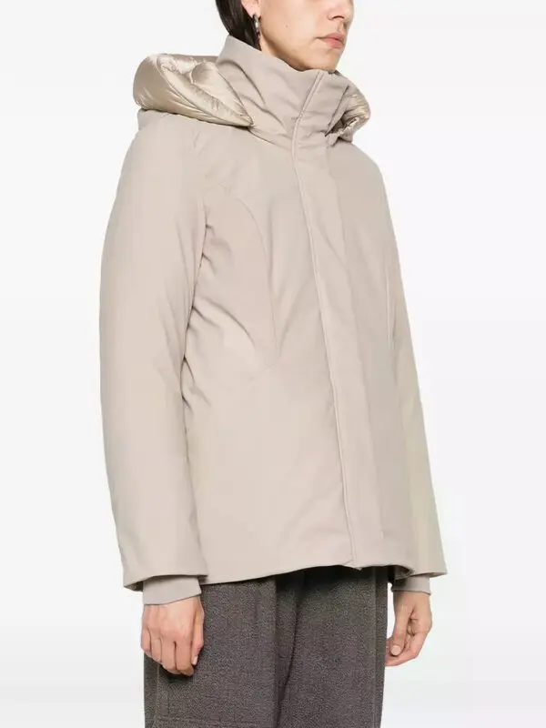 BOMBOOGIE Hooded Quilted Jacket