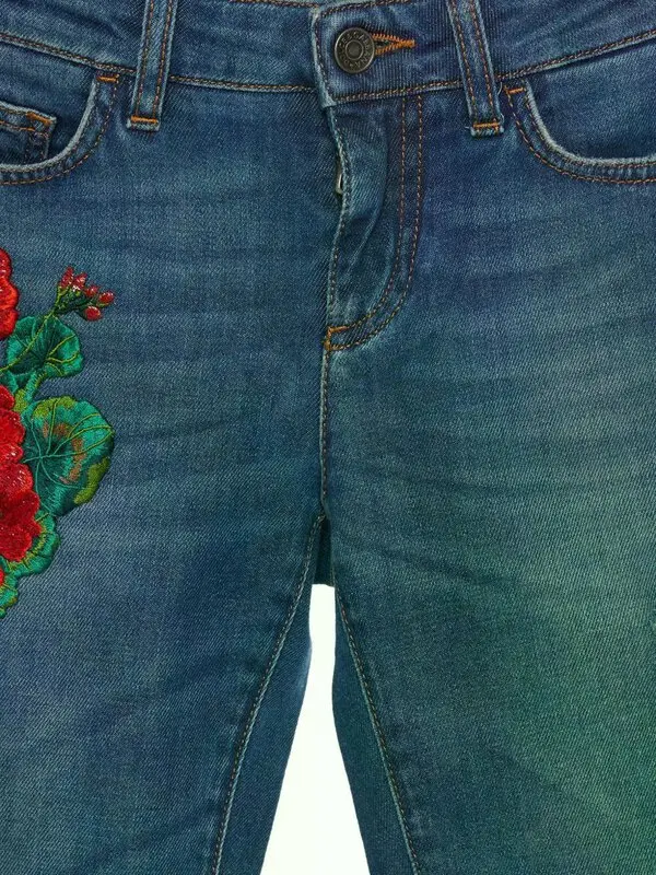 Dolce & Gabbana Applique Skinny Jeans
