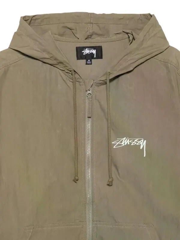StÜssy Logo-print Hooded Jacket