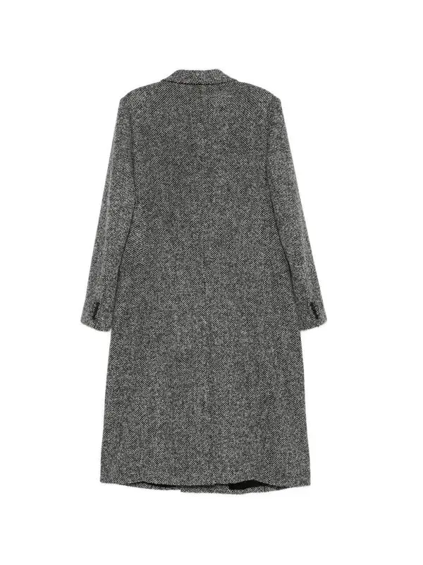 Emporio Armani Faux-pocket Double-breasted Coat