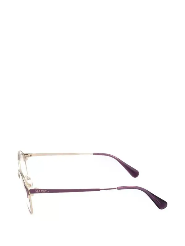 MAX&CO. Cat-eye Frame Glasses - Pink