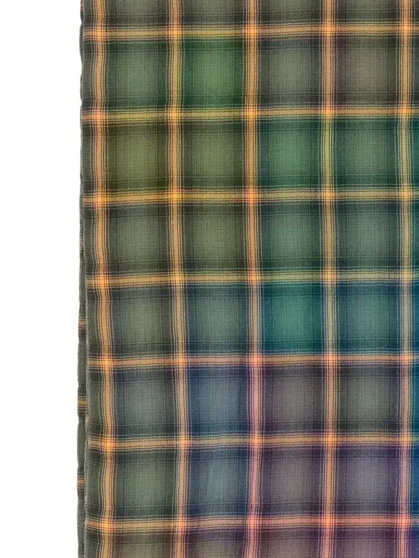 SONG FOR THE MUTE Check-pattern Padded Scarf