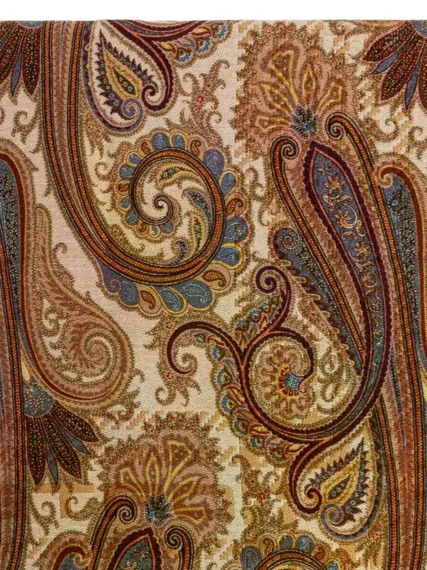 Etro Paisley Raw-edge Scarf