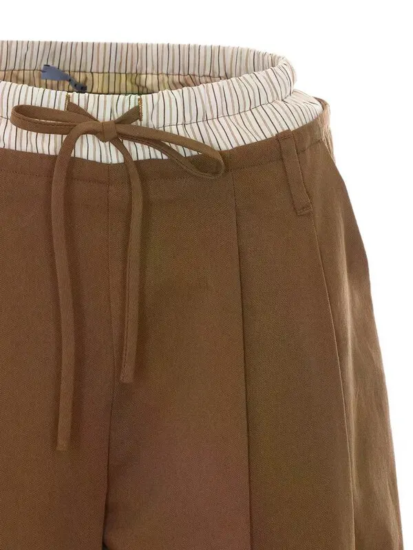 ELEH Pleated Drawstring Trousers