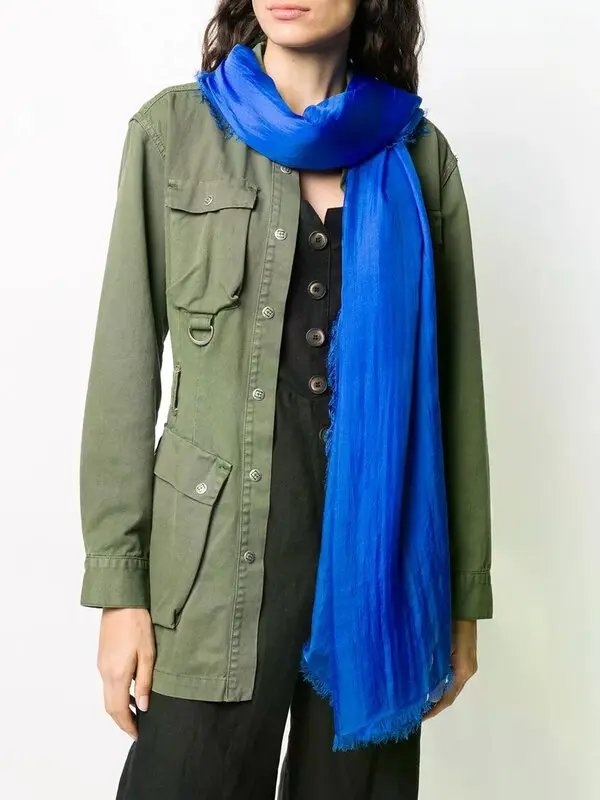 Faliero Sarti Fringed Silk Scarf