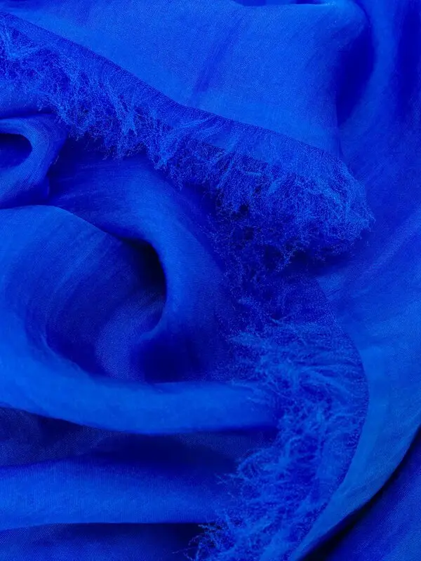 Faliero Sarti Fringed Silk Scarf