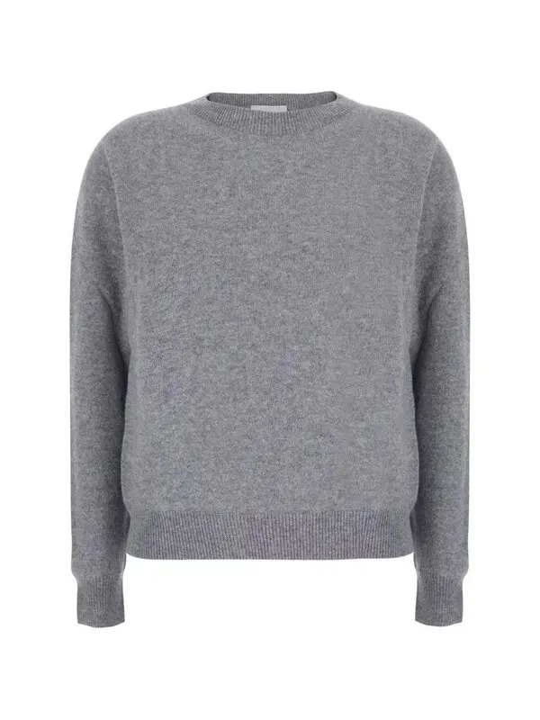 SOLOCASCMIR Crew-neck Ribbed-trim Sweater