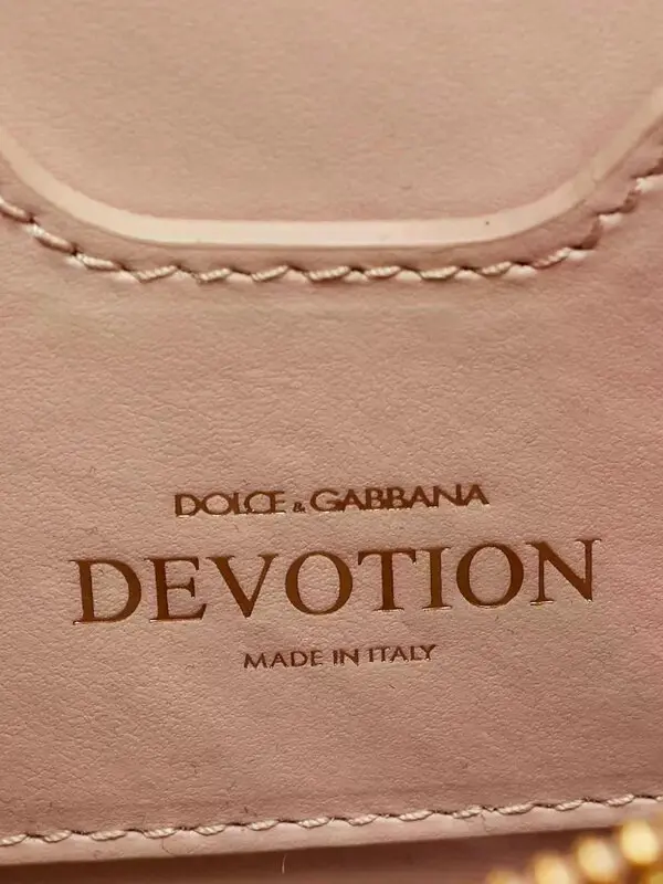 Dolce & Gabbana Devotion Leather Tote Bag