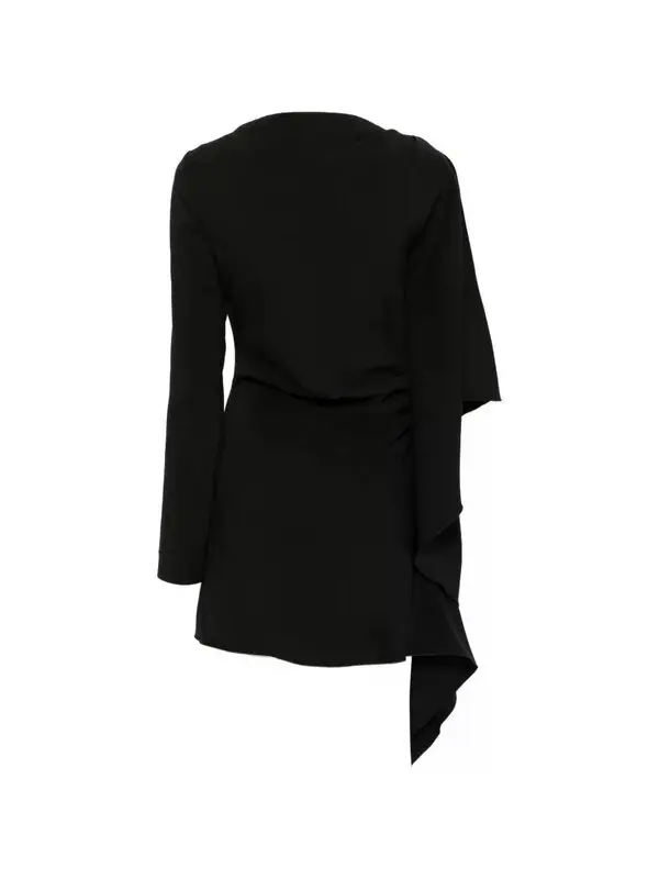 MSGM Draped-detail Mini Dress