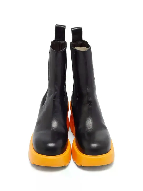 Bottega Veneta Flash Round-toe Chelsea Boots - Black