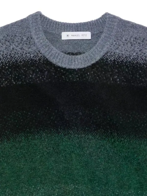 MANUEL RITZ Degradé Striped Sweater