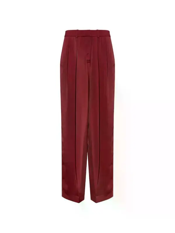 Michael Kors Satin Pressed-crease Trousers