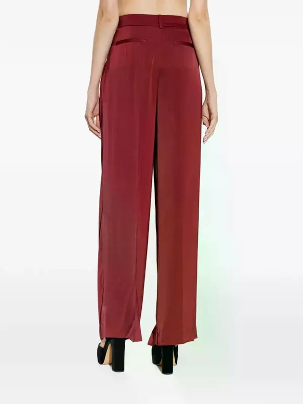 Michael Kors Satin Pressed-crease Trousers
