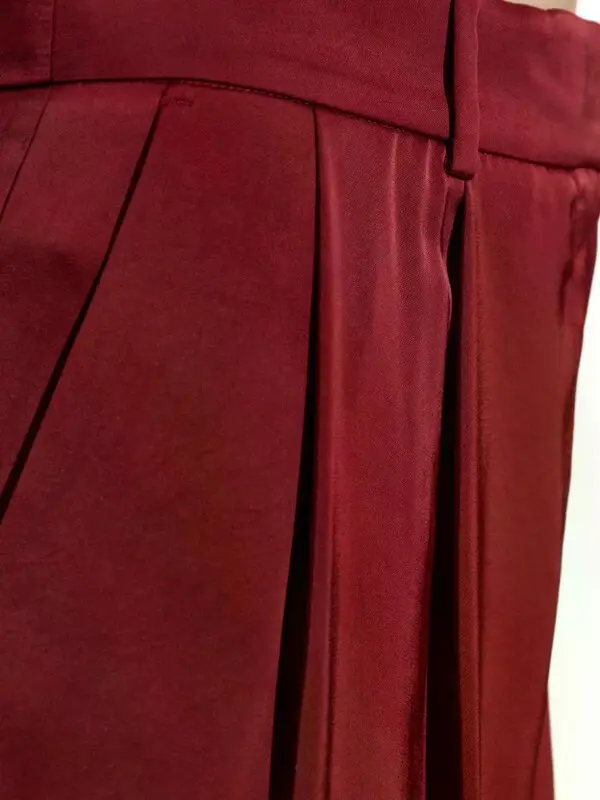 Michael Kors Satin Pressed-crease Trousers