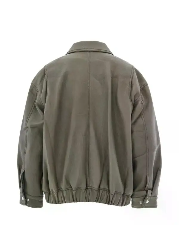 AGOLDE Grained-effect Bomber Jacket