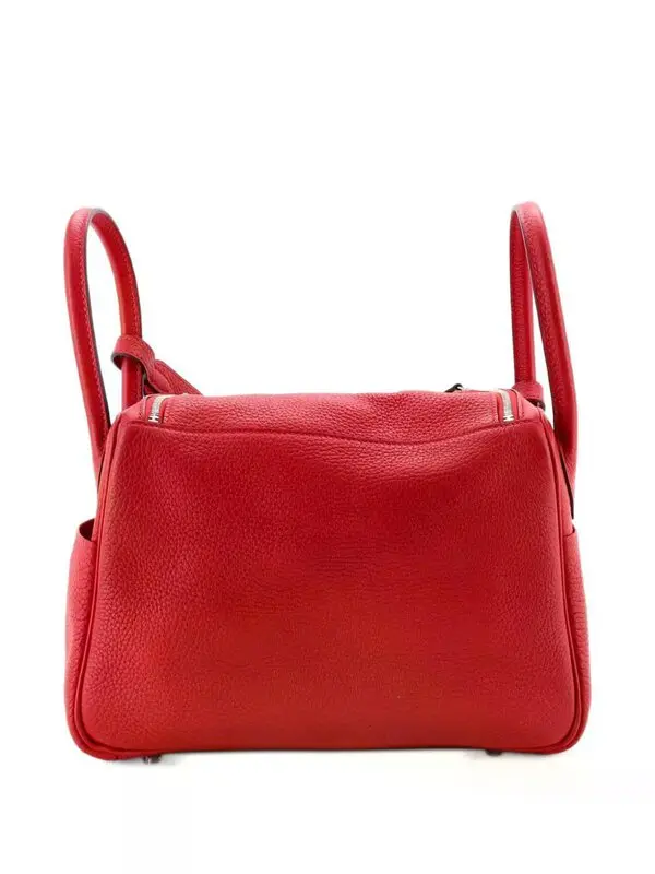 Hermès Lindy Bag Clemence 26 Shoulder Bag - Red
