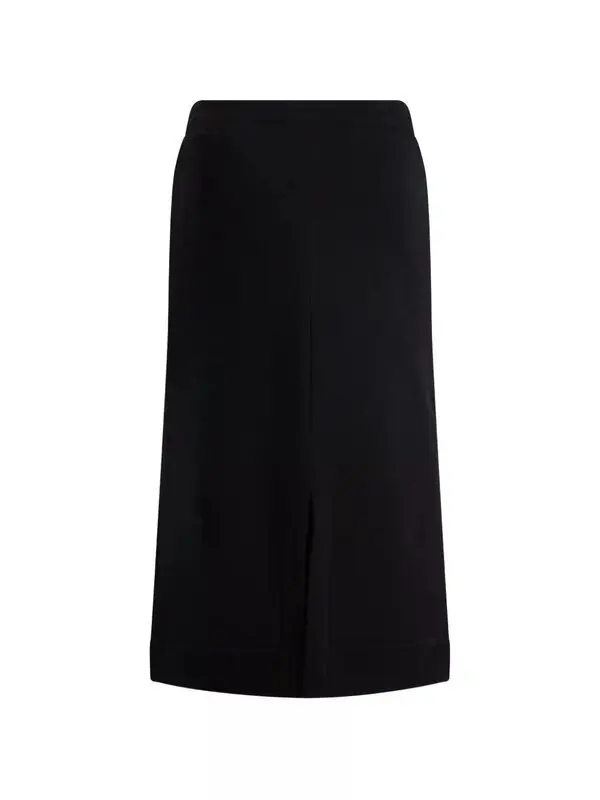 MOORER Menciasth Drawstring-waist Slit Midi Skirt
