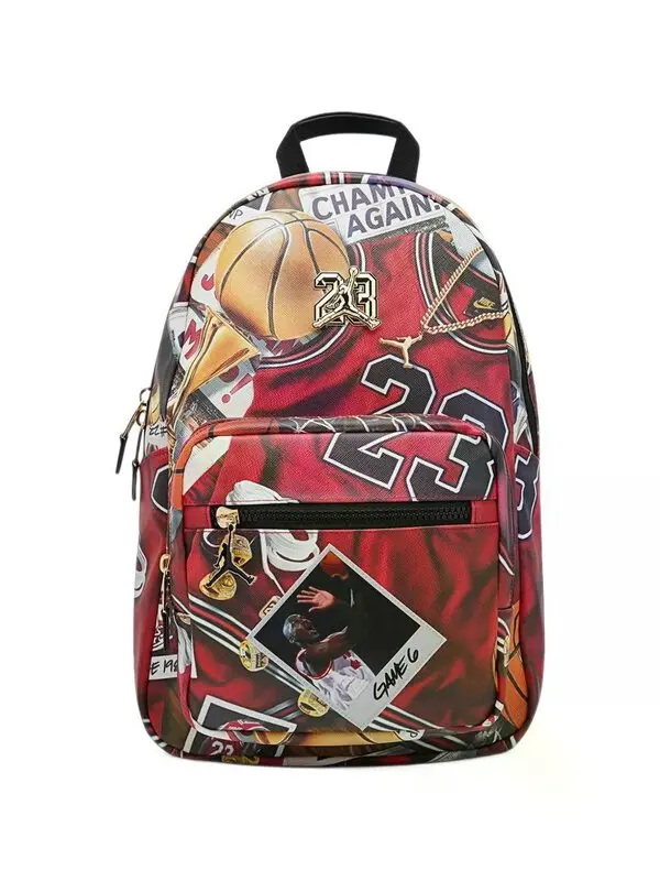 JORDAN Jam Borough Graphic Backpack - Red