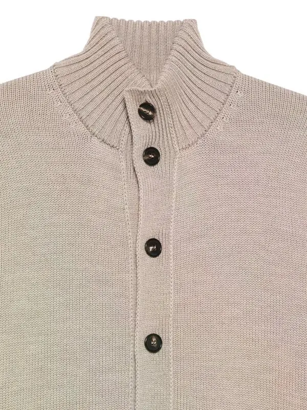 ZANONE Button-up Wool Cardigan