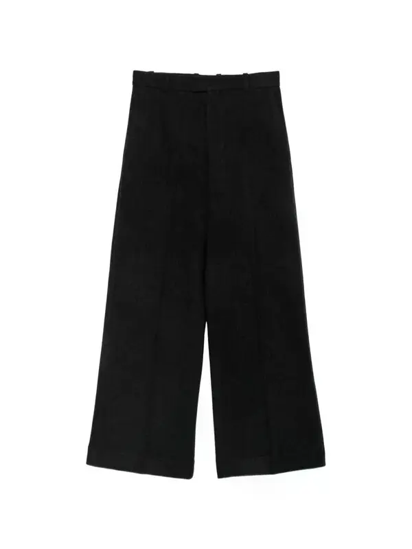 Jacquemus Pressed-crease Wide-leg Trousers
