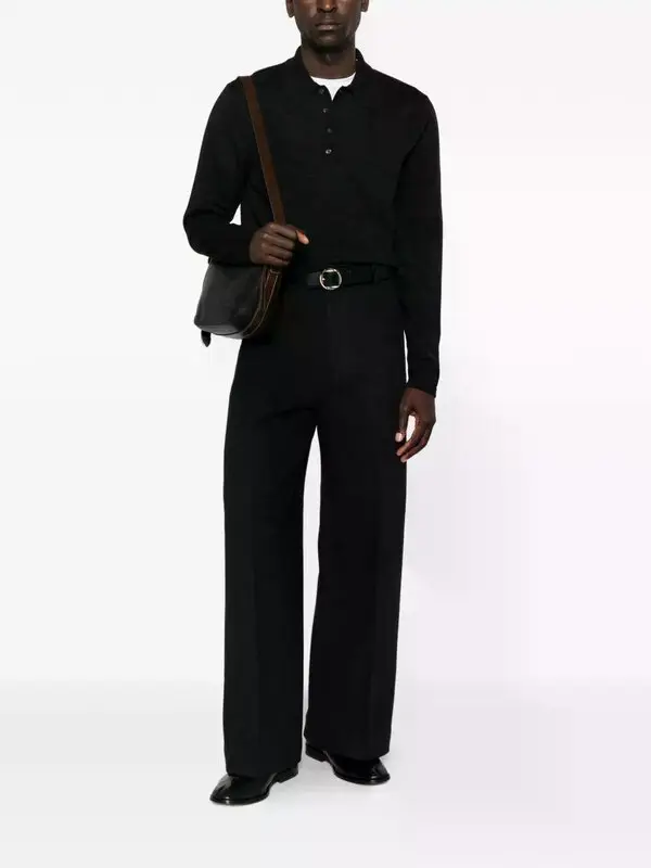 Jacquemus Pressed-crease Wide-leg Trousers