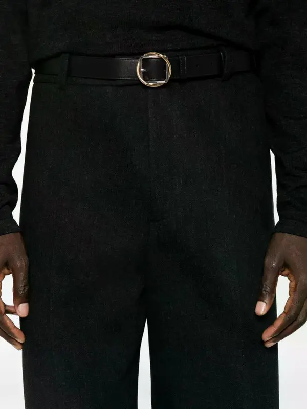 Jacquemus Pressed-crease Wide-leg Trousers