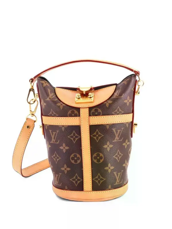 LOUIS VUITTON Duffle Handbag Monogram Canvas Bucket Bag