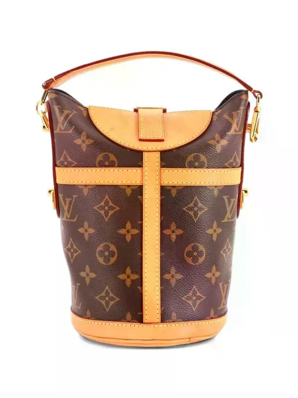 LOUIS VUITTON Duffle Handbag Monogram Canvas Bucket Bag