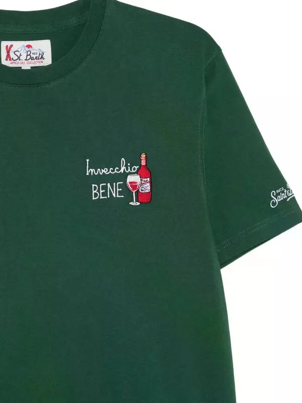 MC2 SAINT BARTH Embroidered Logo-patch T-shirt