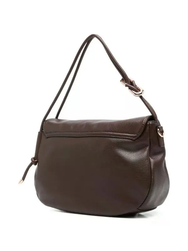 CAFÈNOIR Logo-plaque Grained-texture Shoulder Bag