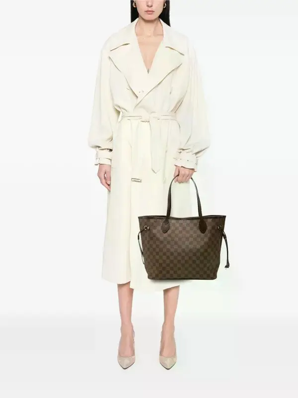 LOUIS VUITTON 2011 Damier Ebene Neverfull Mm Tote Bag