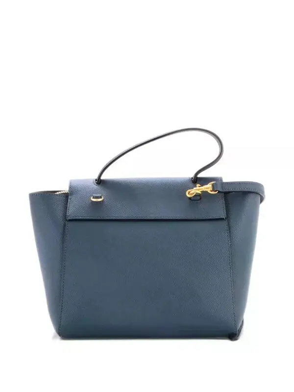 Celine Belt Bag Textured Leather Nano Shoulder Bag