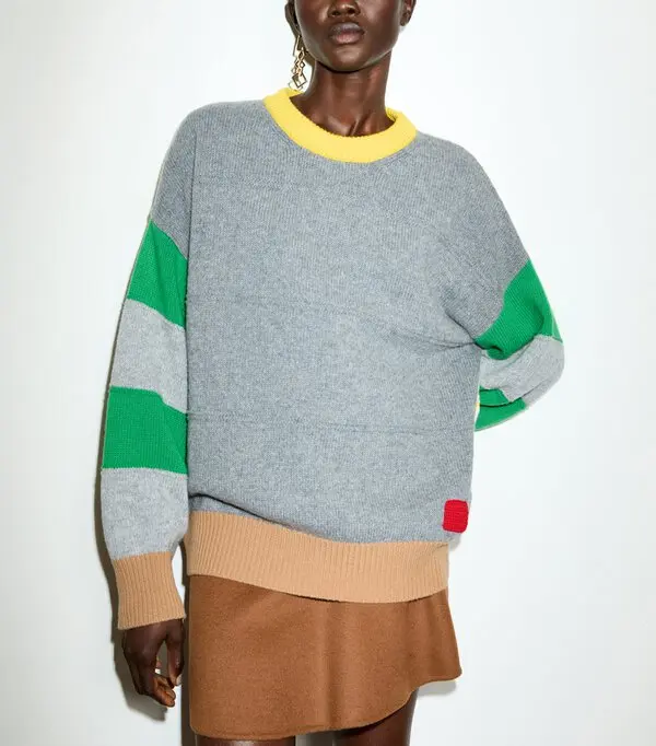 Max & Co. Virgin Wool Block-colour Sweater
