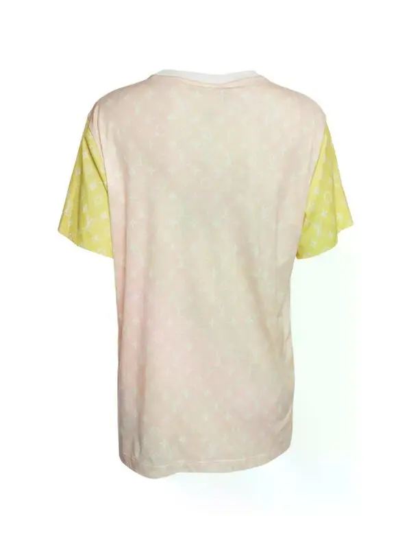 LOUIS VUITTON Monogram Print Chain-link T-shirt