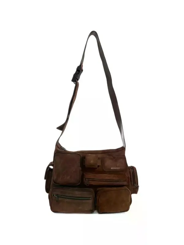 Balenciaga Superbusy Messenger Bag In Light Espresso