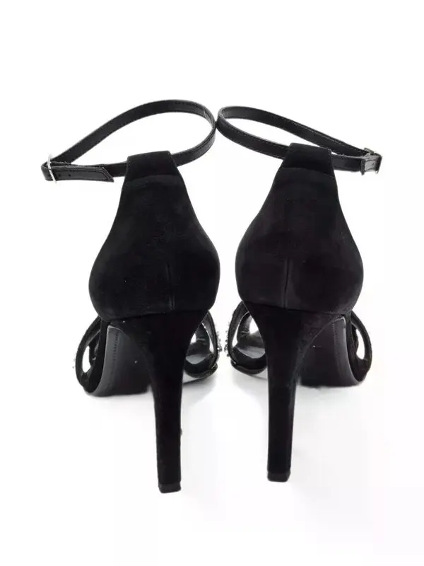Hermès Premiere 70 Glitter-embellished Sandals