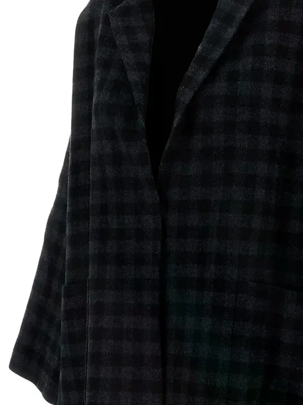 DANIELA GREGIS Gladiolo Check Wool Jacket