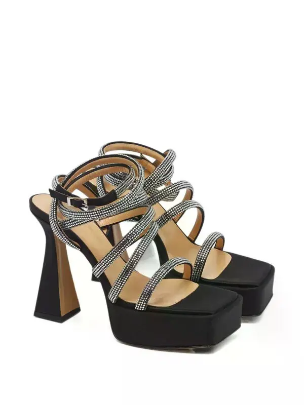Mach & Mach Sydney Crystal-embellished Sandals