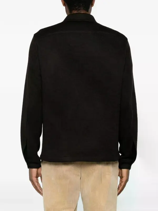 HOSIO Button-down Flap-pocket Shirt Jacket