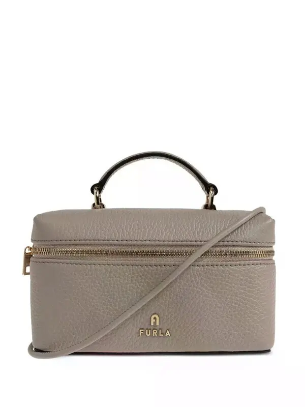 Furla Camelia Micro Leather Mini Bag - Neutrals
