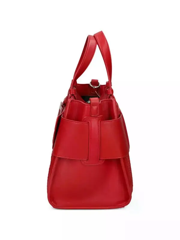 Armani Exchange Logo-plaque Woven-detail Tote Bag