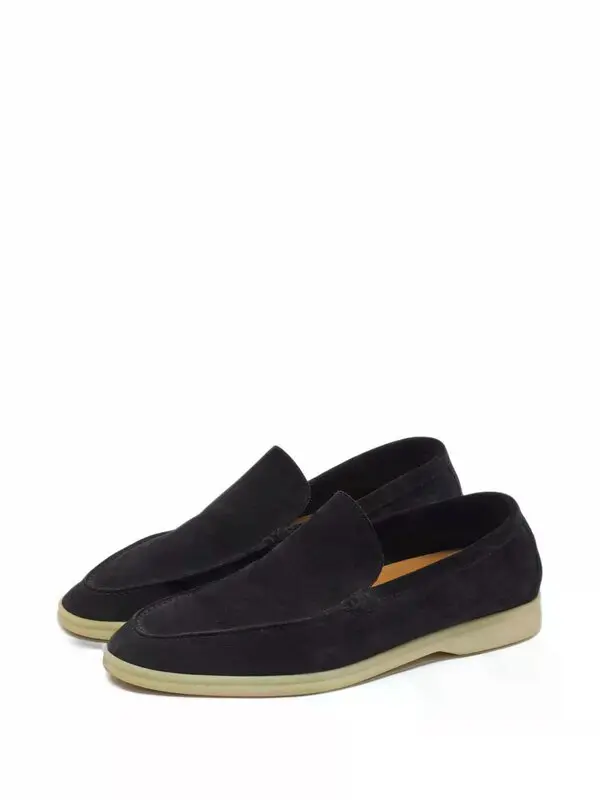 Loro Piana Summer Walk Suede Loafers